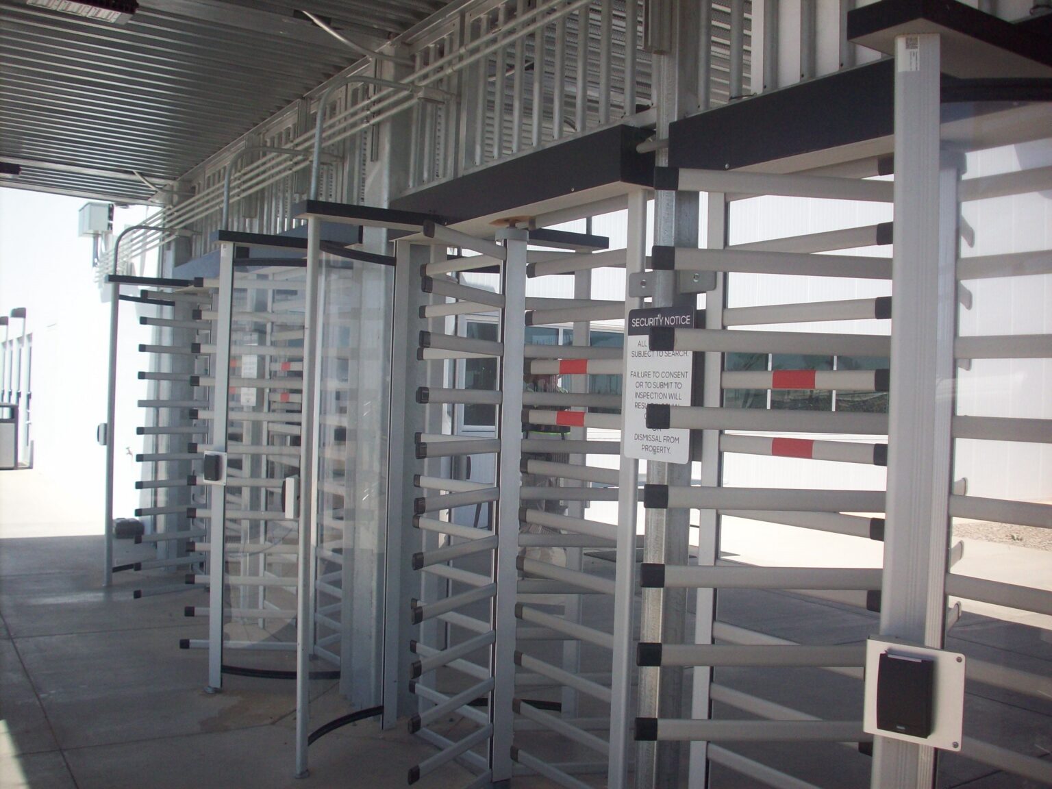 Full Height Security Turnstiles | HT80 SecureTurn - Hayward Turnstiles
