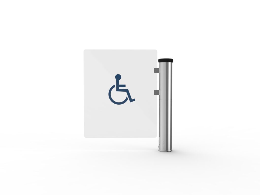 SG525 Motorized Pedestrian Swing Gate | Sophisticated, Modern Design