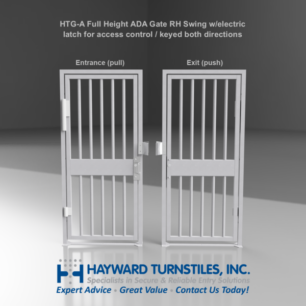 HTG-A Full Height ADA Handicap Gate | ADA Compliant | USA Made